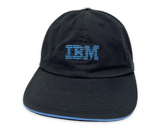 Vintage IBM Hat 90s Computers Tech Strapback Cap FLAWED H04 - Etsy