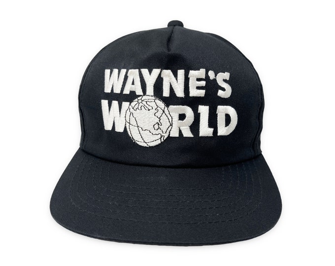 Vintage Wayne's World Hat 90s Snapback Cap SNL Saturday Night Live Mike ...