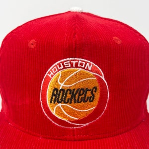 Vintage Houston Rockets Hat 80s 90s Corduroy Snapback Cap NBA H30 - Etsy
