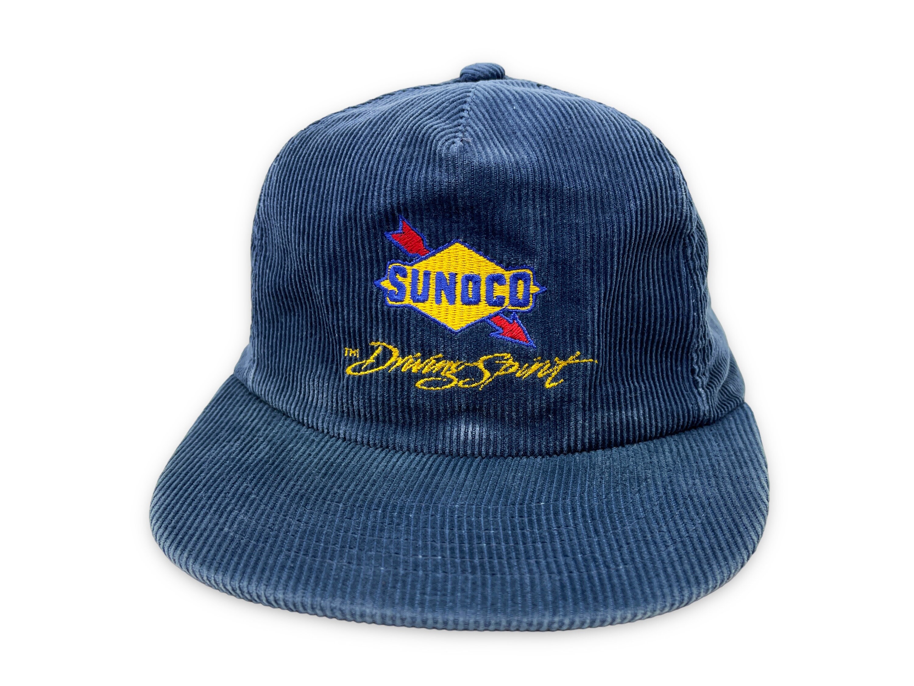 Vintage Sunoco Racing Hat 80s 90s Corduroy NASCAR Snapback Cap - Etsy