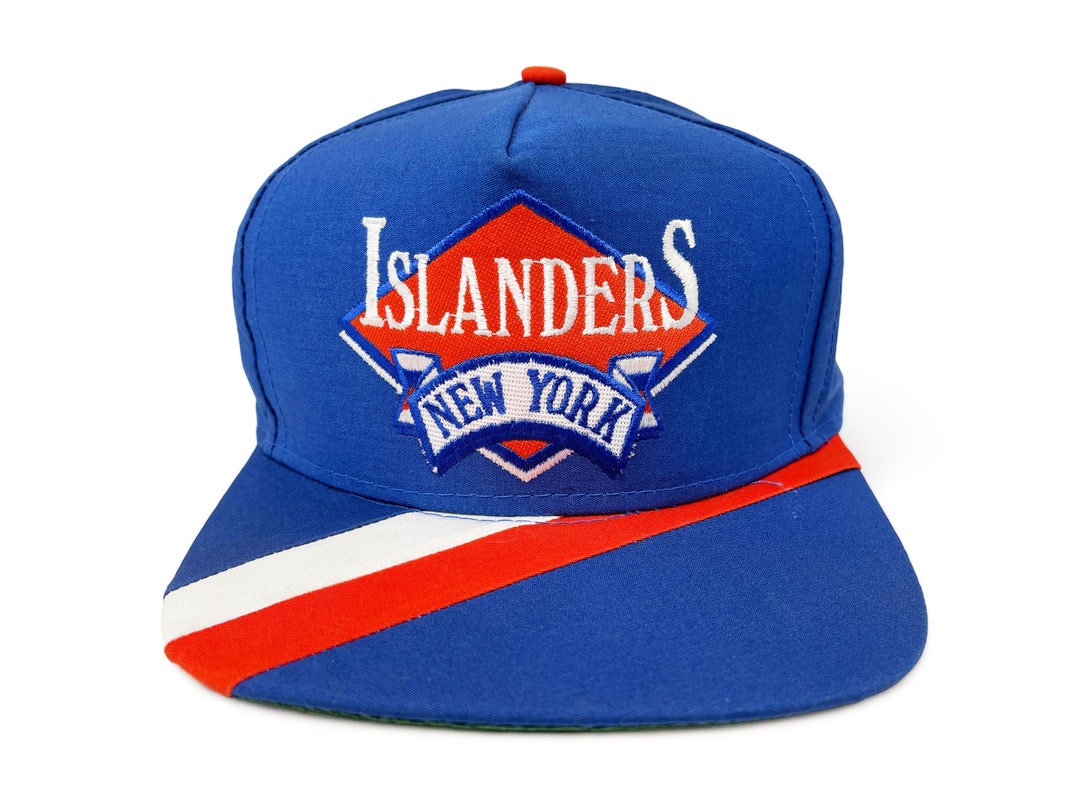 Vintage Islanders Hat 90s New York NY NHL Snapback Cap Sideliner ...