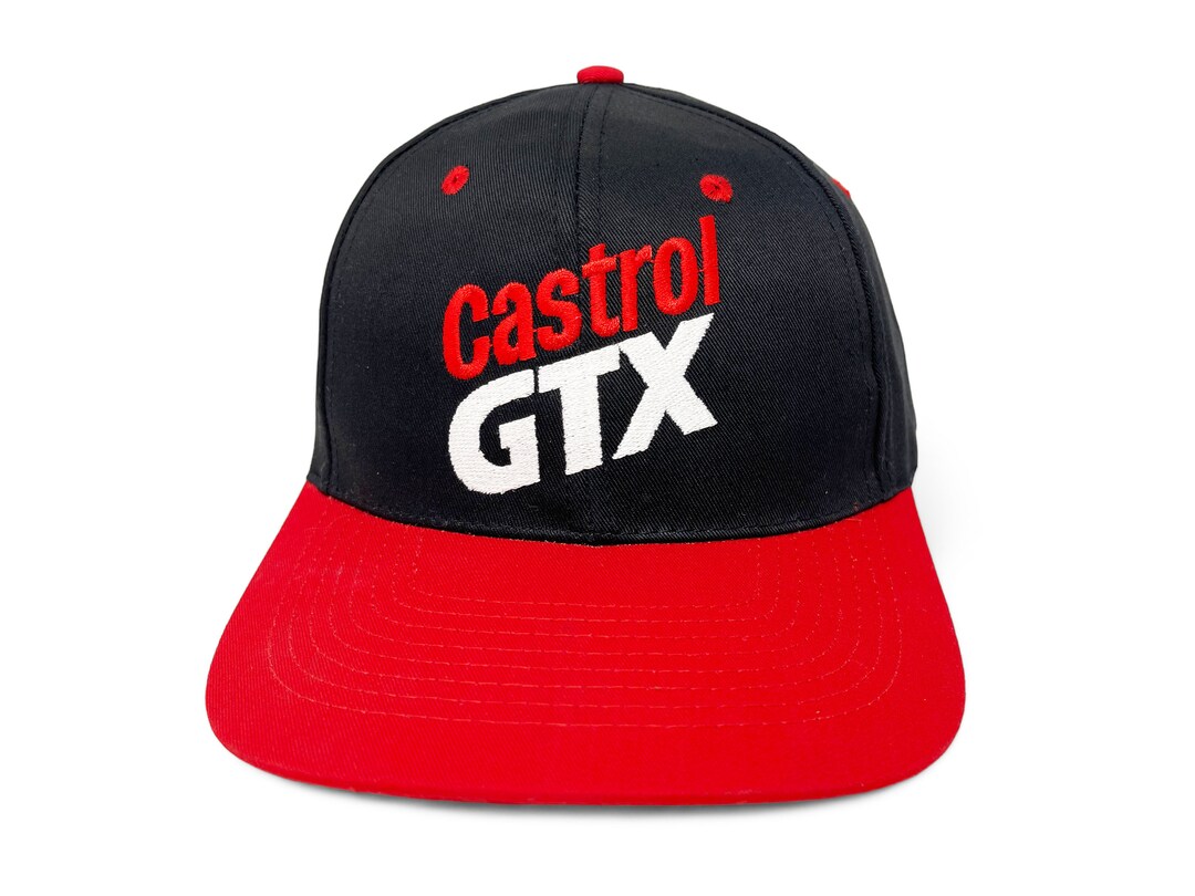 Vintage Castrol GTX Hat 90s NASCAR Racing Motor Oil Snapback Cap H16 - Etsy