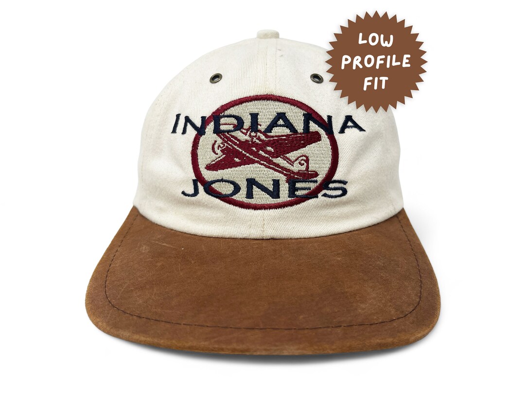 Vintage Indiana Jones Hat 90s 00s Strapback Cap Disney H19 - Etsy