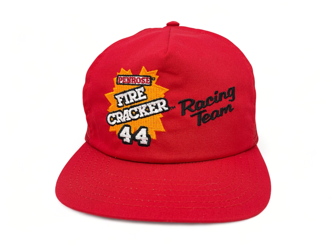 Vintage Penrose Fire Cracker Racing Team Hat 90s NASCAR Bobby Labonte ...