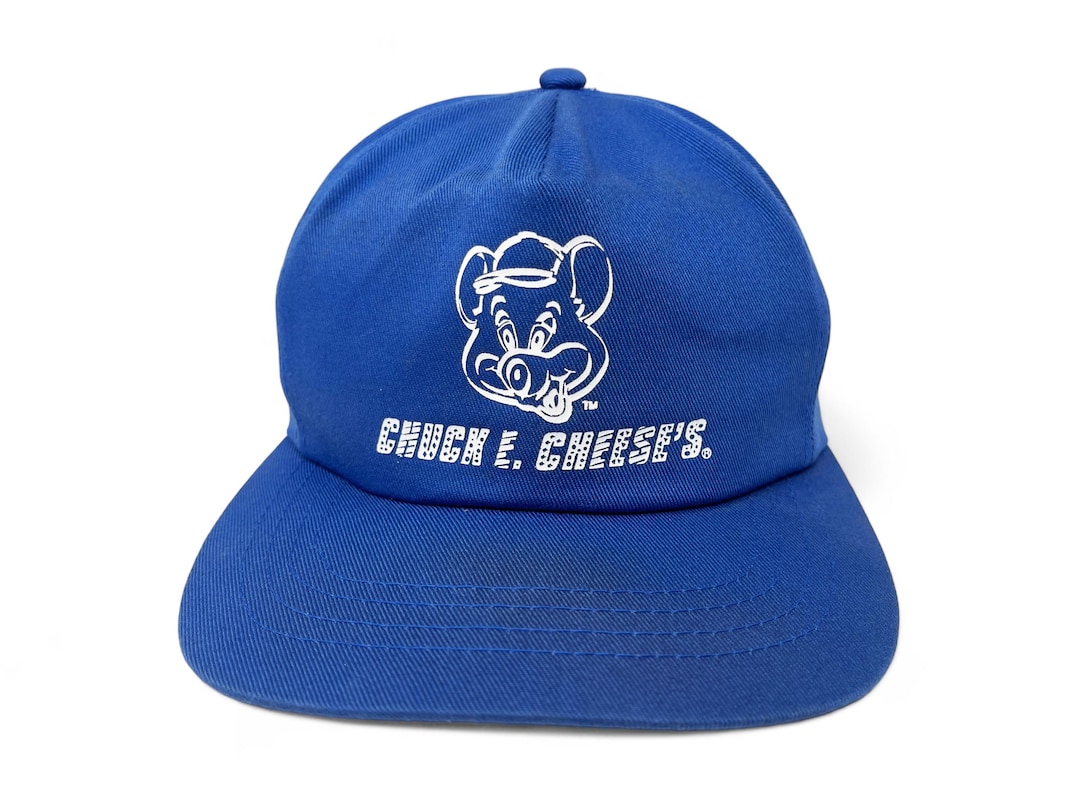 Vintage Chuck E Cheese Hat 90s 00s Snapback Cap STAINED Low Profile Fit ...