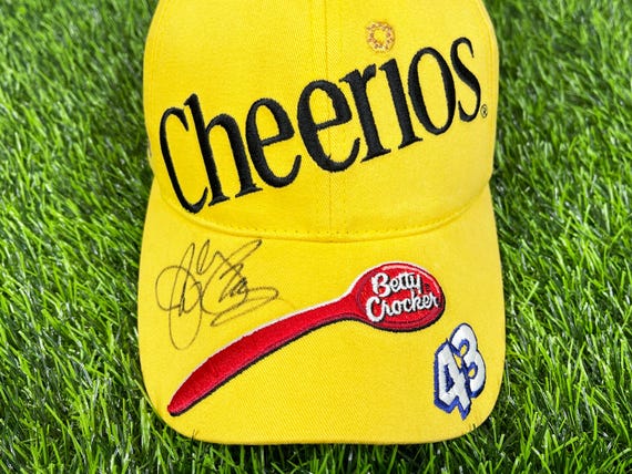 Vintage Cheerios Racing Hat 00s NASCAR Strapback Cap … - Gem