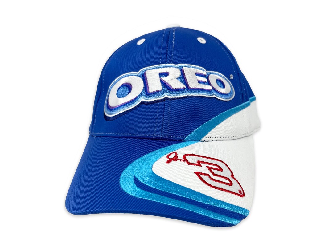 Vintage Oreo Racing Hat 90s 00s NASCAR Dale Earnhardt Jr Strapback Cap ...