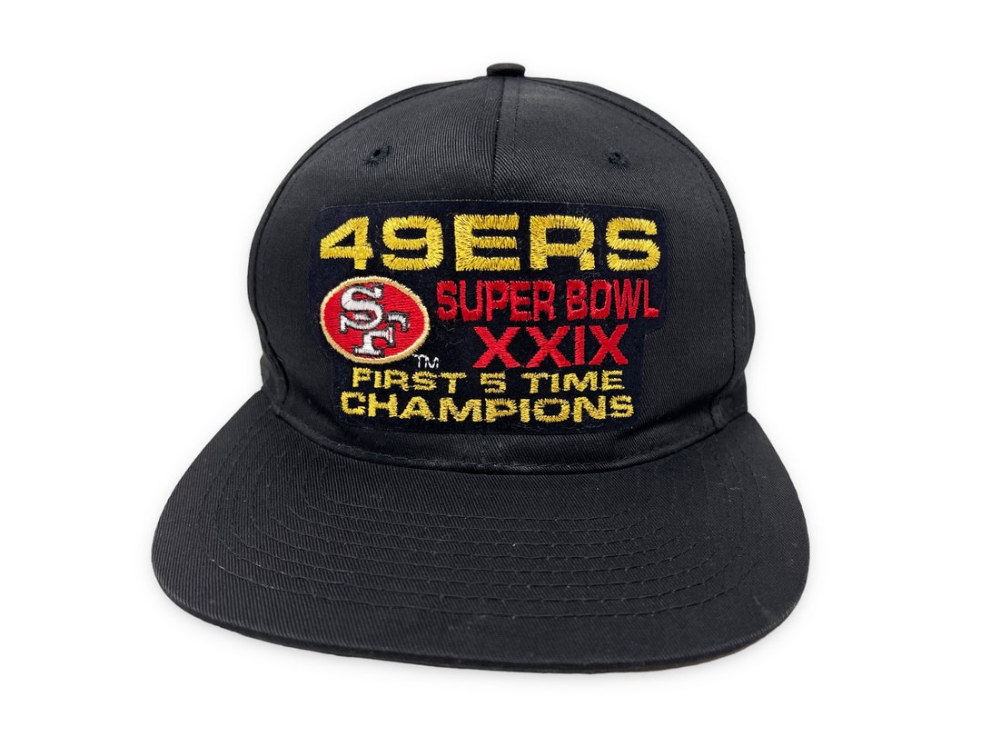 Vintage 49ers Hat 90s Snapback Cap San Francisco NFL Super Bowl XXIX ...