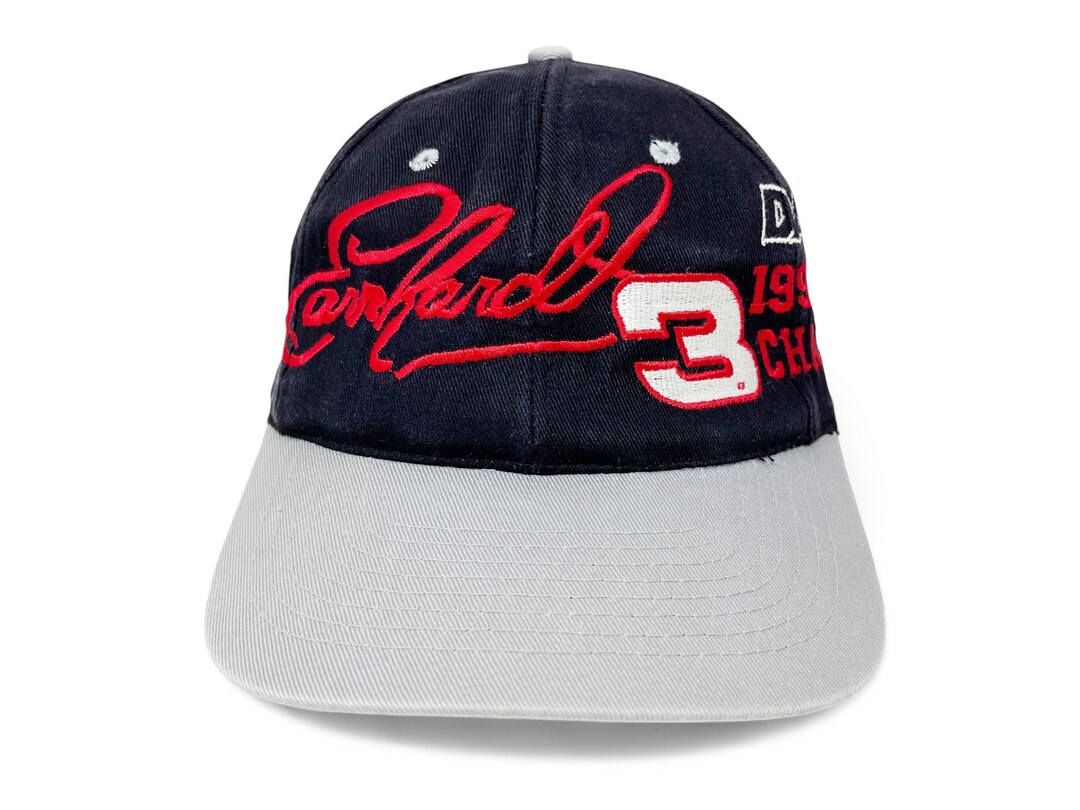 Vintage Dale Earnhardt Hat 90s NASCAR Racing Snapback Cap 1998 Daytona ...