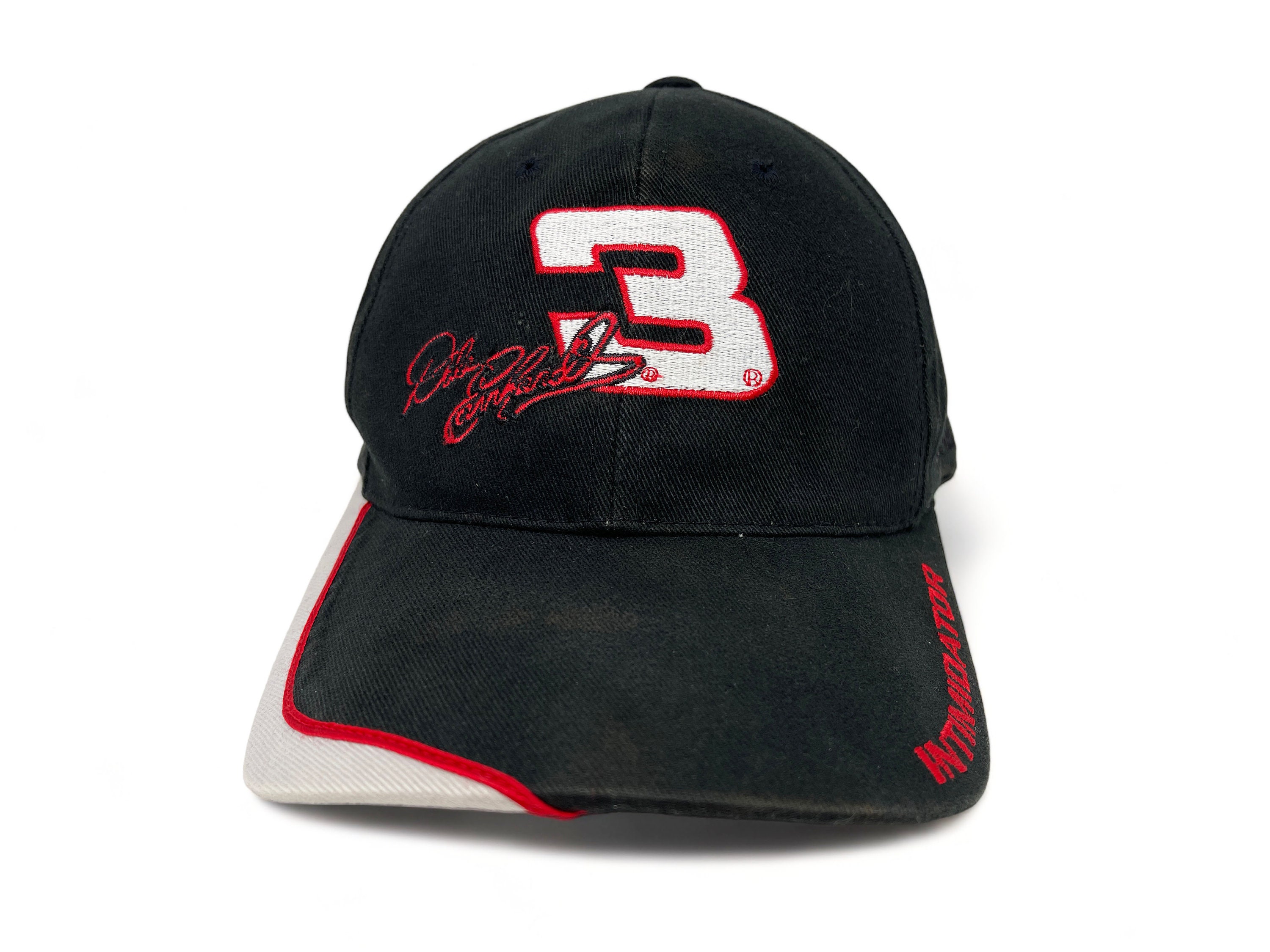 Vintage Dale Earnhardt Hat 00s NASCAR Strapback Cap Goodwrench Sr 3 ...