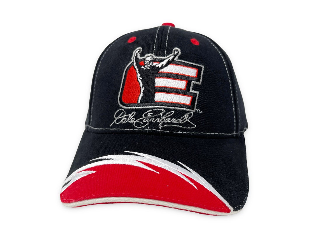 Vintage Dale Earnhardt Hat 00s NASCAR Strapback Cap Goodwrench Sr #3 ...
