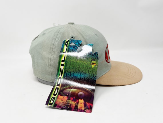 Vintage Godzilla Hat 90s Movie Sci-Fi Snapback Cap Mo… - Gem