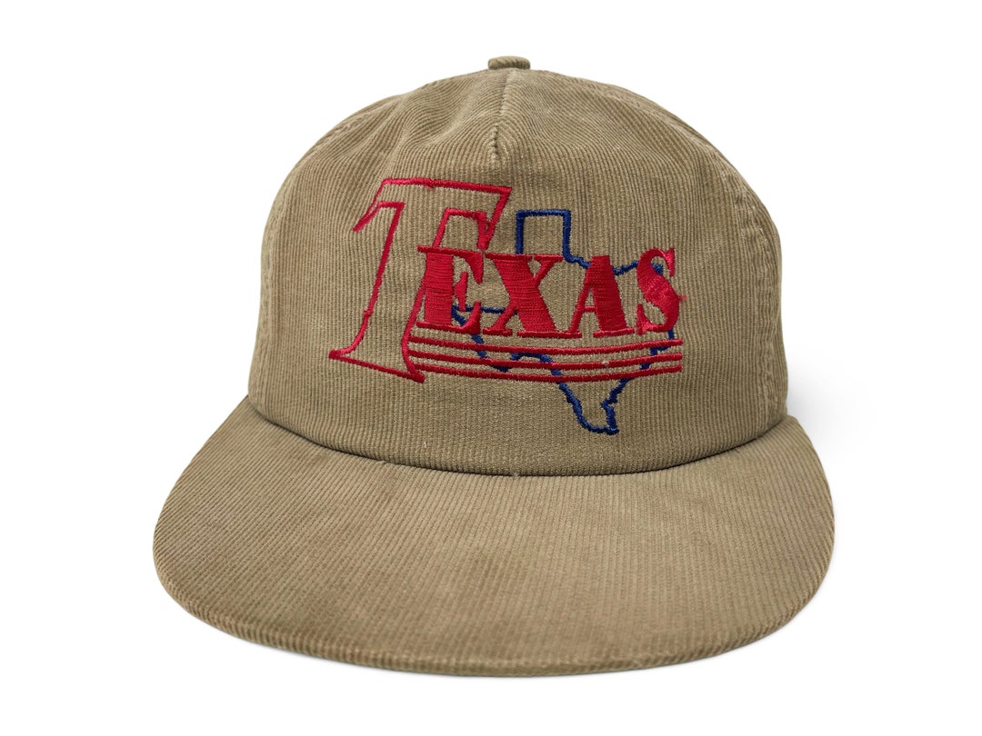 Vintage Texas Hat 80s 90s Snapback Corduroy Cap H10 - Etsy