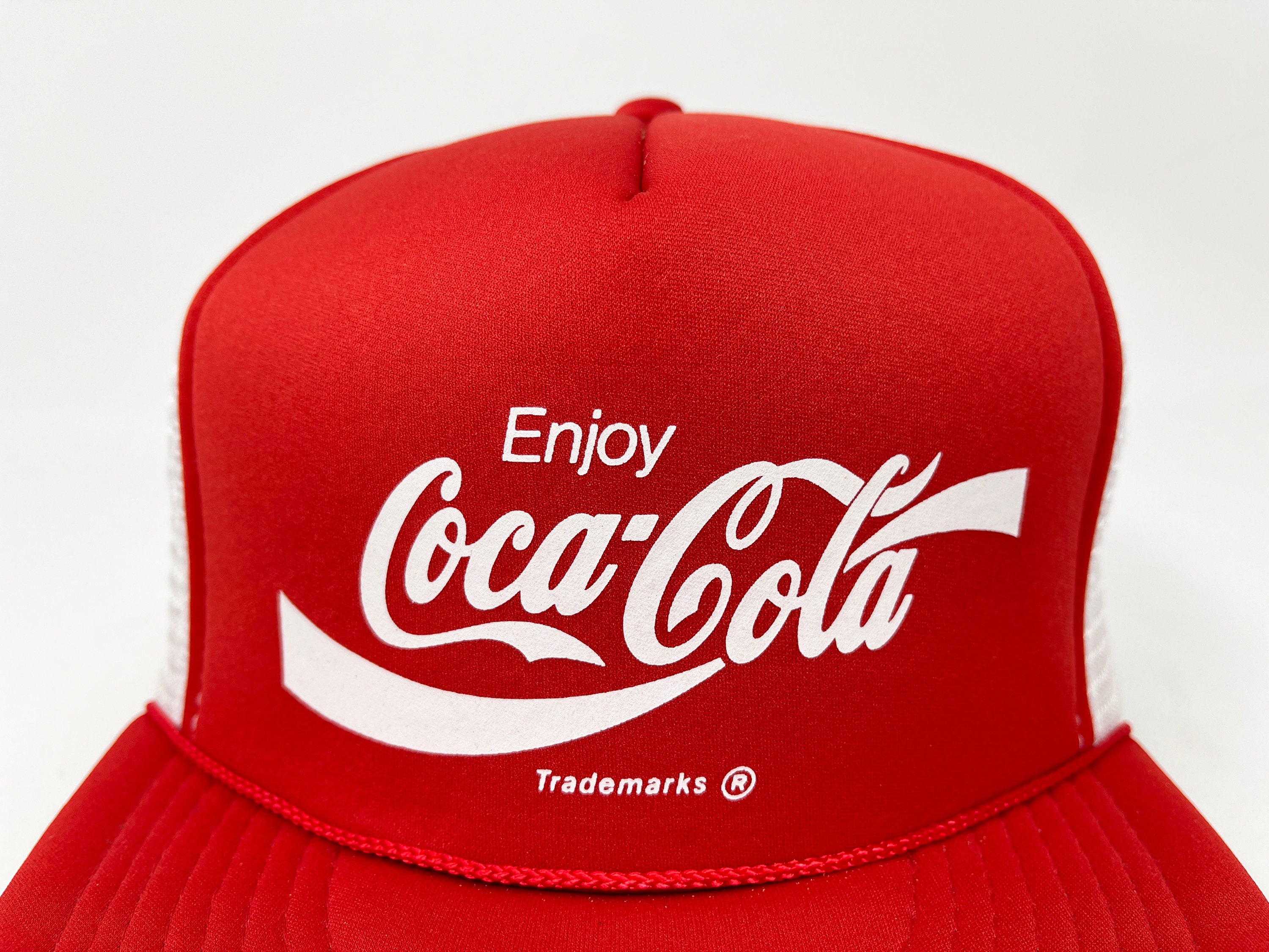 Vintage Coca Cola Hat 80s Trucker Snapback Cap Enjoy Coke H10 - Etsy