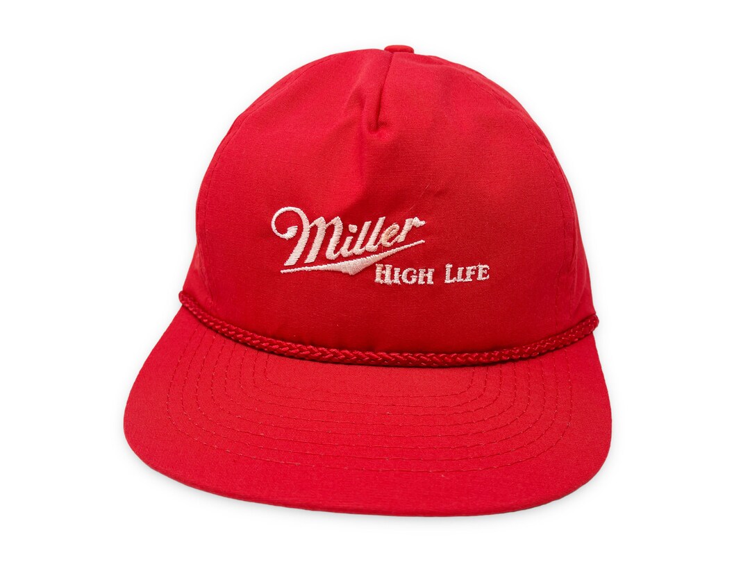Vintage Miller High Life Hat 80s 90s Strapback Cap H18 - Etsy