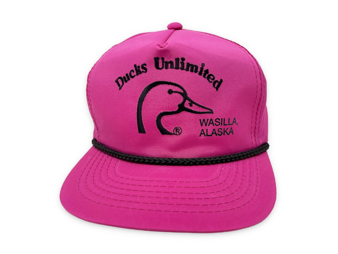 Vintage Ducks Unlimited Hat 90s Snapback Cap Hunting Wasilla Alaska ...