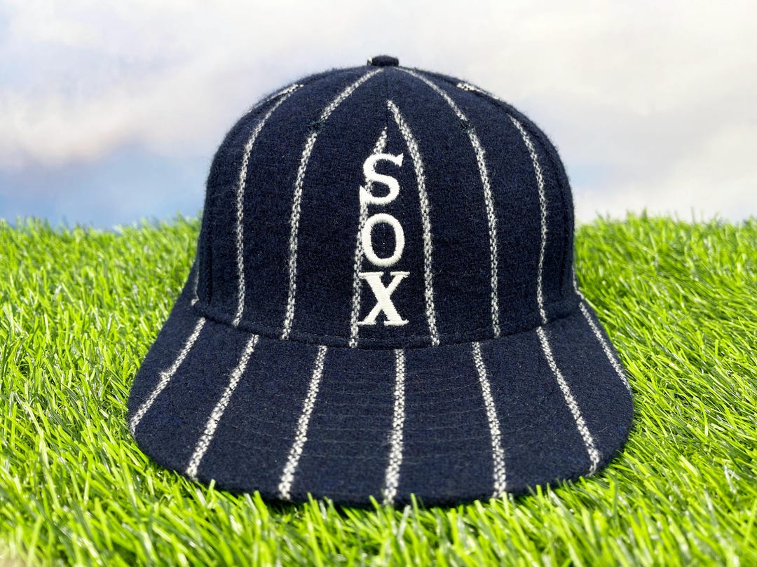 Vintage Chicago White Sox 1918 Hat 6 7/8 Fitted Wool Cap MLB ...