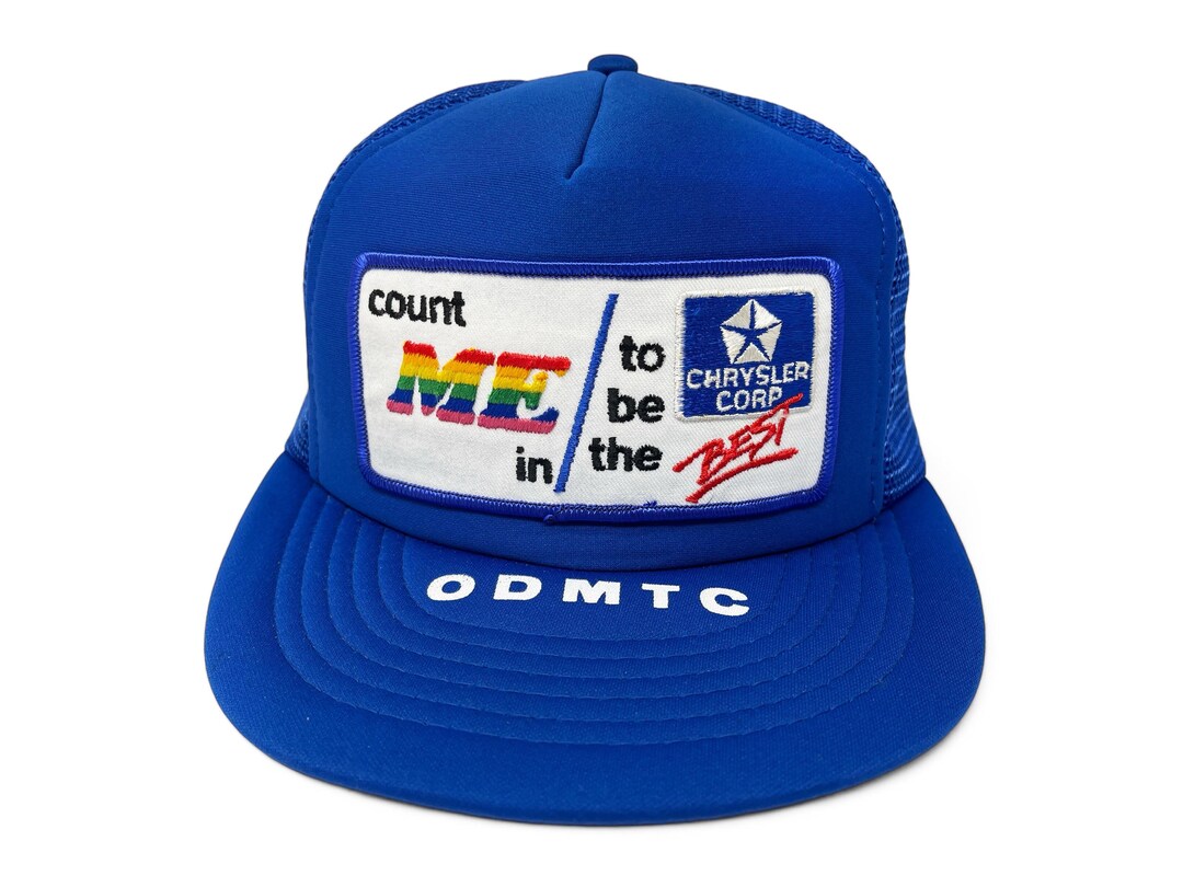 Vintage Chrysler Plant Hat Hat 80s 90s Snapback Trucker Cap ODMTC H17 ...