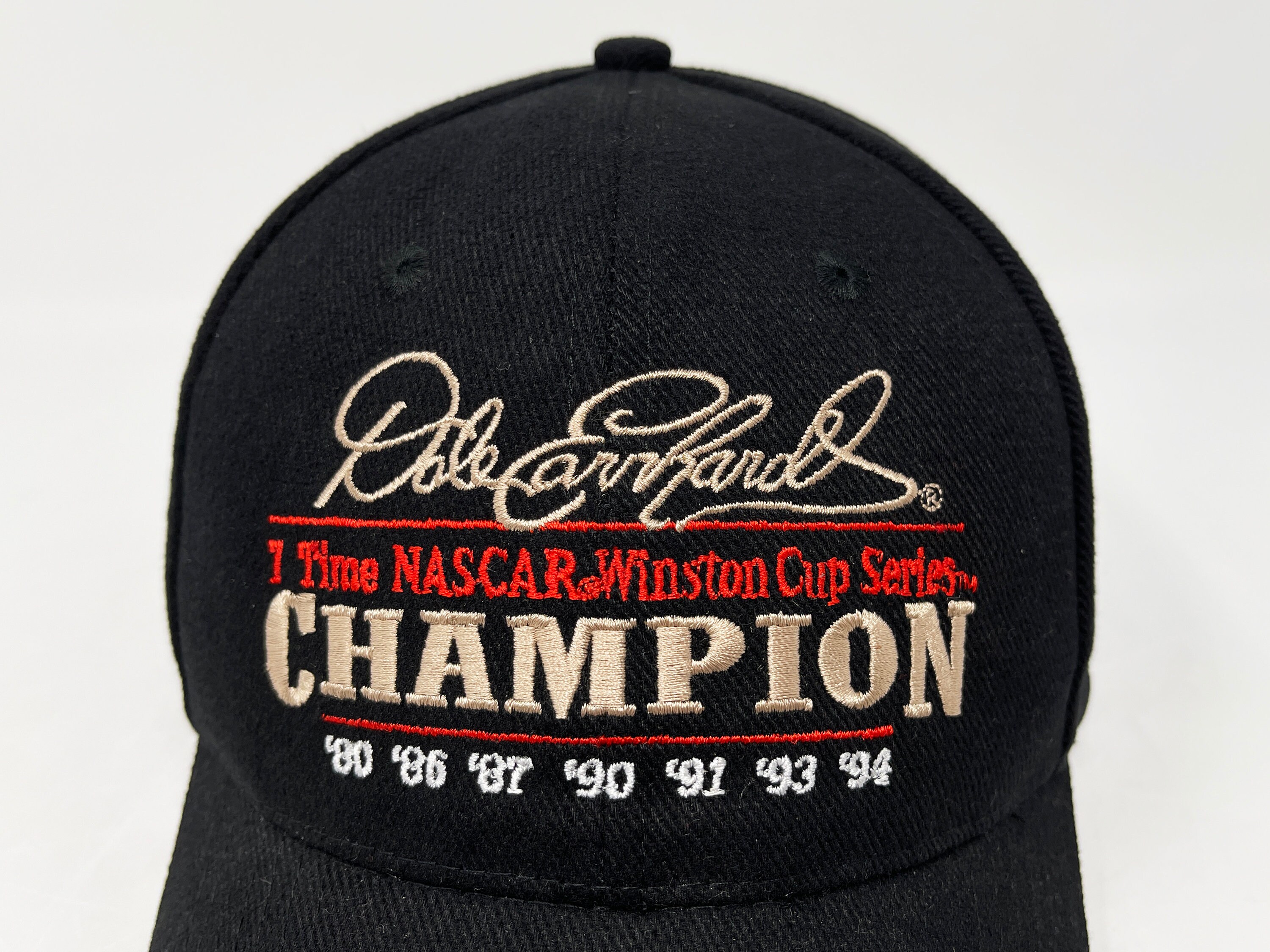 Vintage Dale Earnhardt Sr Hat NASCAR Racing 90s 7 Time Winston Cup ...