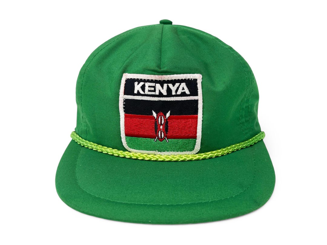 Vintage Kenya Hat 90s Strapback Cap Africa H30 - Etsy