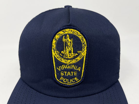 Vintage Virginia State Police Hat 80s 90s Snapback Tr… - Gem