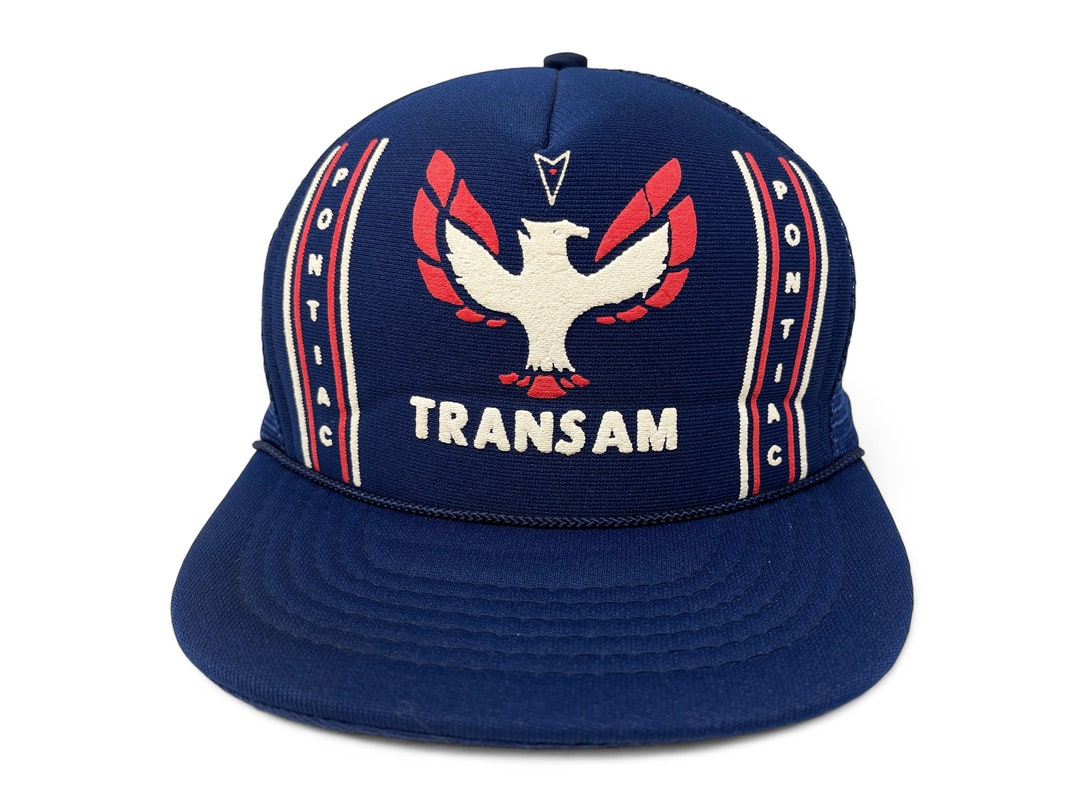 Vintage Pontiac Trans Am Hat 80s 90s Snapback Trucker Hat Firebird H30 ...