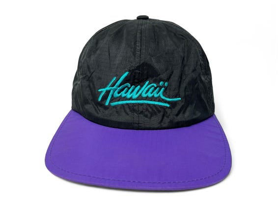 Vintage Hawaii Hat 90s Strapback Cap STAINED H15 - Gem