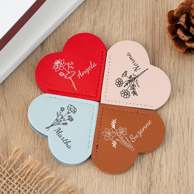 Heart Bookmark - Etsy