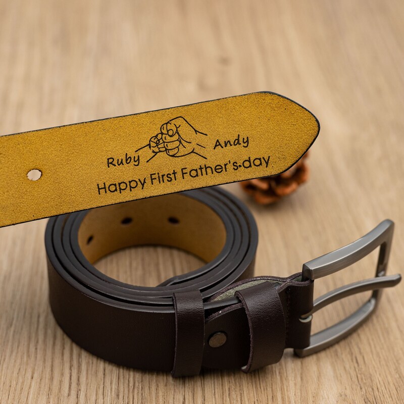 Personalized Daddy Belt - Etsy