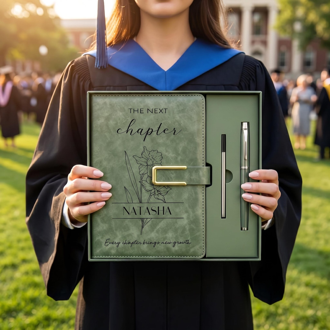 The Next Chapter Journal, Personalized College Graduate Gift, Name ...