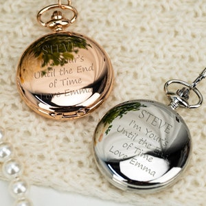 Personalized Engraved Pocket Watch, Pocket Watch With Name, Best Man ...
