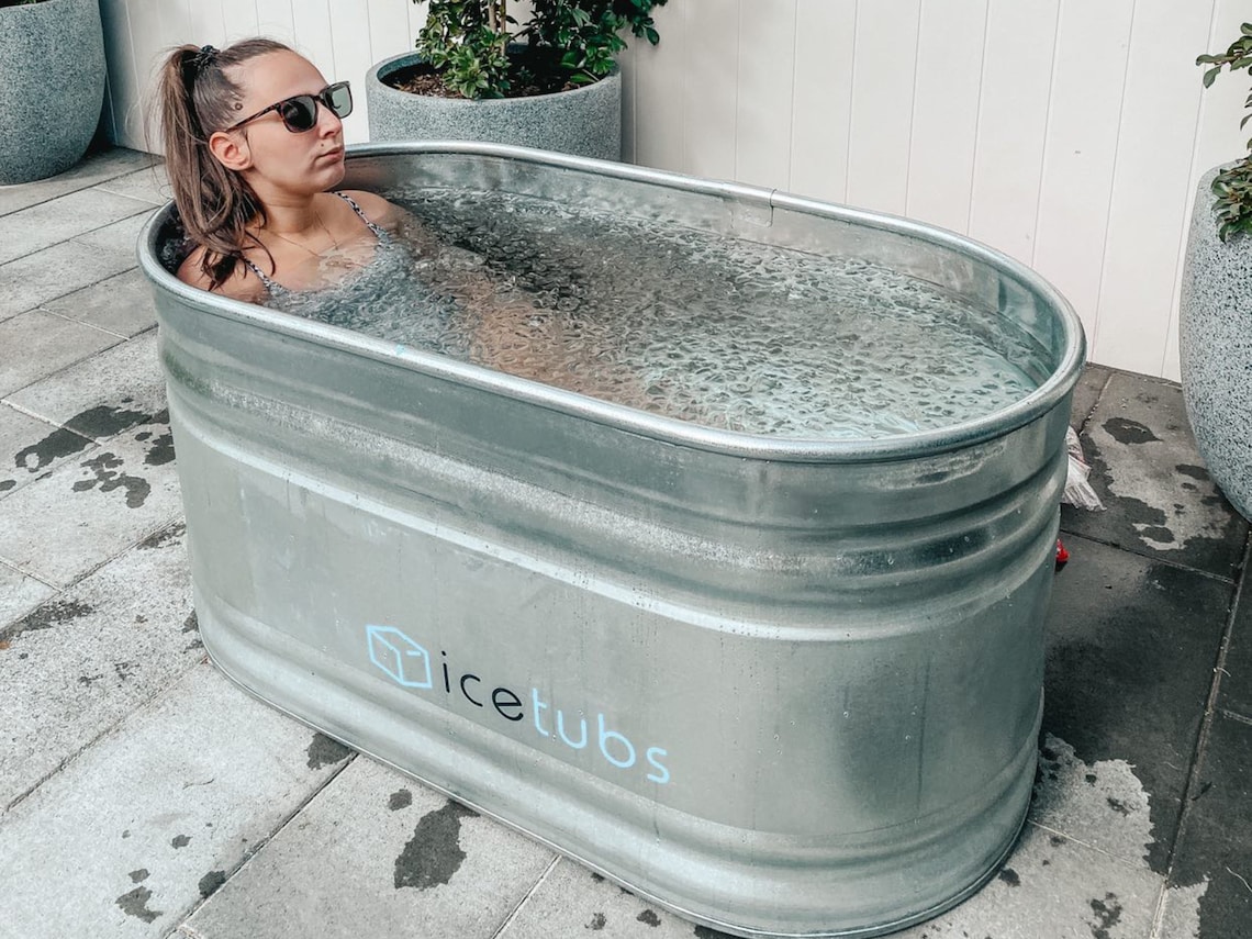 Outdoor Metal Bath, Galvanised Tub, Steel Bath, Ice Bath, Cold Plunge ...