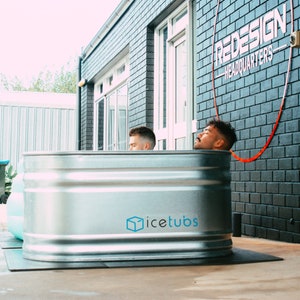 Outdoor Metal Bath, Galvanised Tub, Steel Bath, Ice Bath, Cold Plunge ...