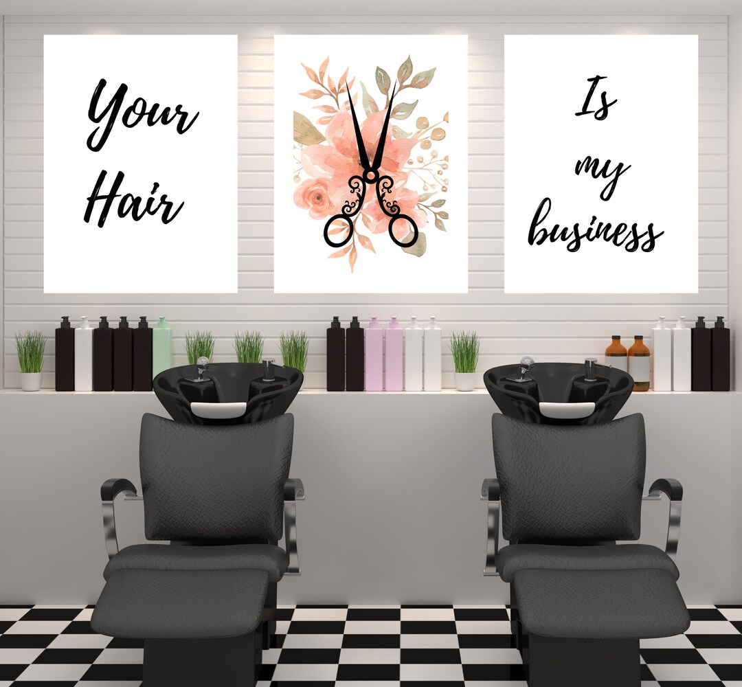 Chic Sheer With Pink Flower Printable Salon Decor - Etsy Canada