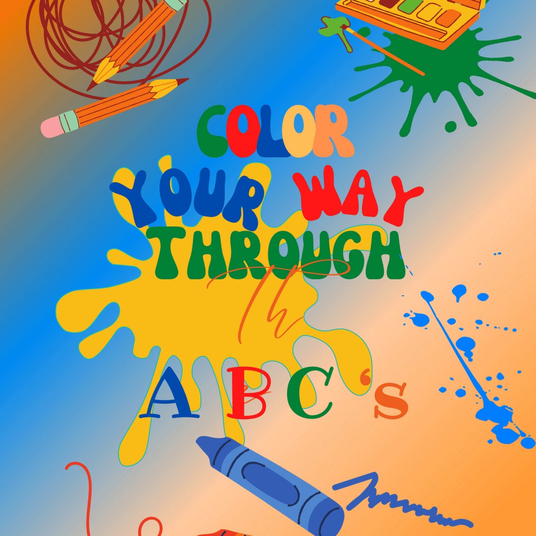 Alphabet Coloring Book - Etsy