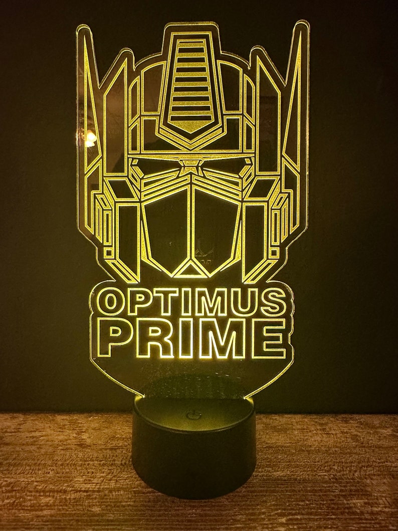 Optimus Prime LED Light - Etsy