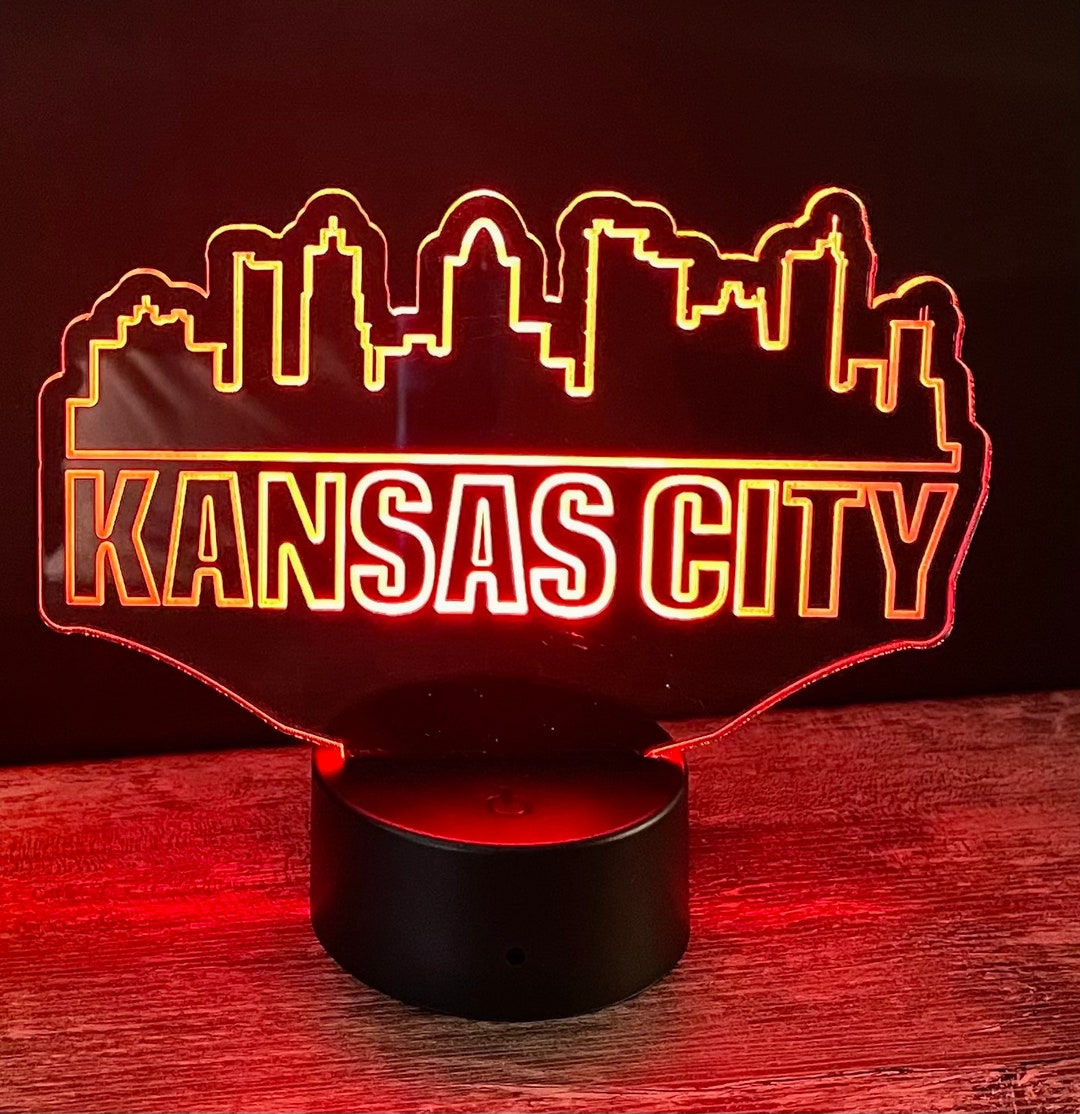 Kansas City Skyline Night Light - Etsy