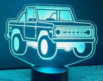 Ford Bronco Wall Light - Etsy