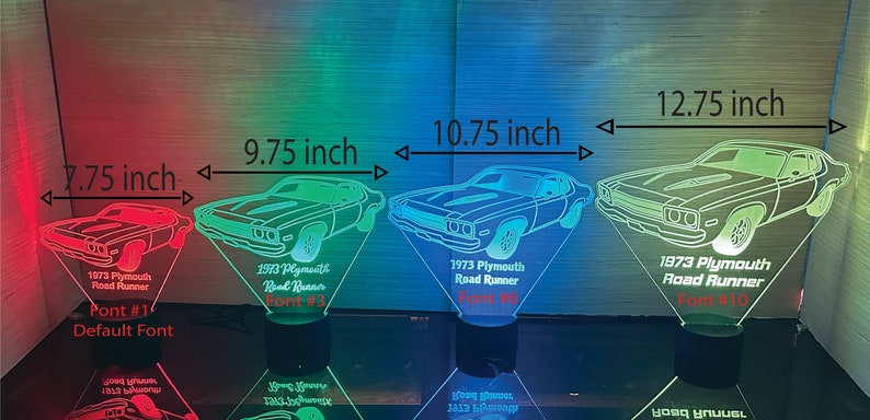 Dodge Challenger Hellcat 2019 Customizable LED Light - Etsy