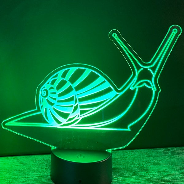 Night Light Snail - Etsy