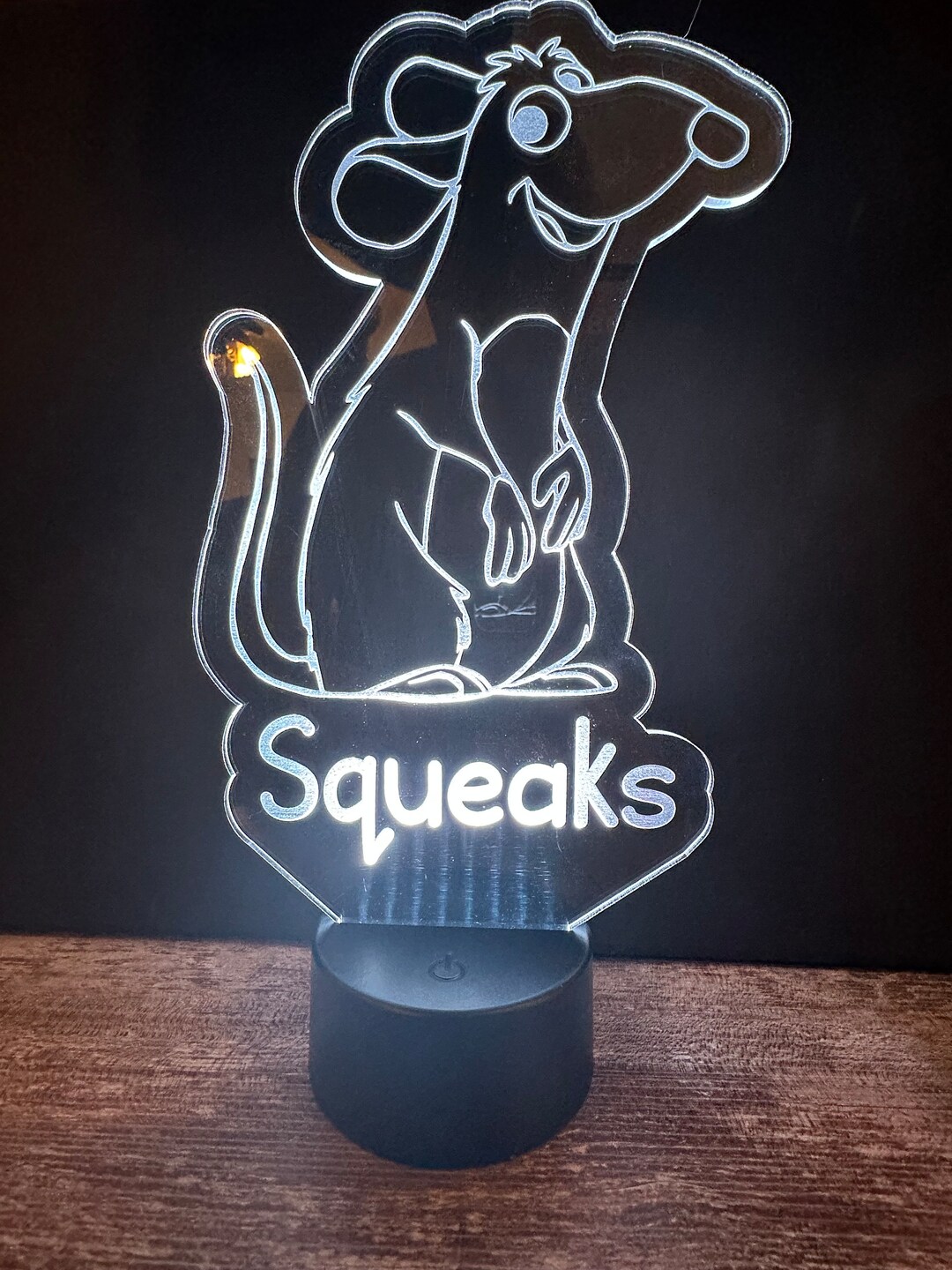 Customizable Cute Cartoon Rat Led Light - Etsy