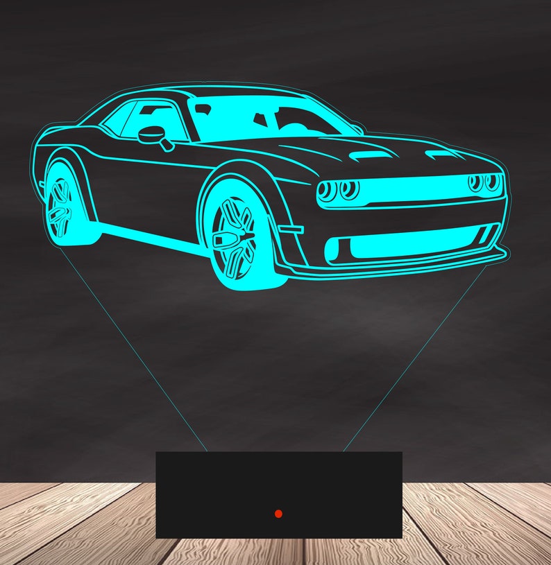 Dodge Challenger Hellcat 2019 Customizable LED Light - Etsy