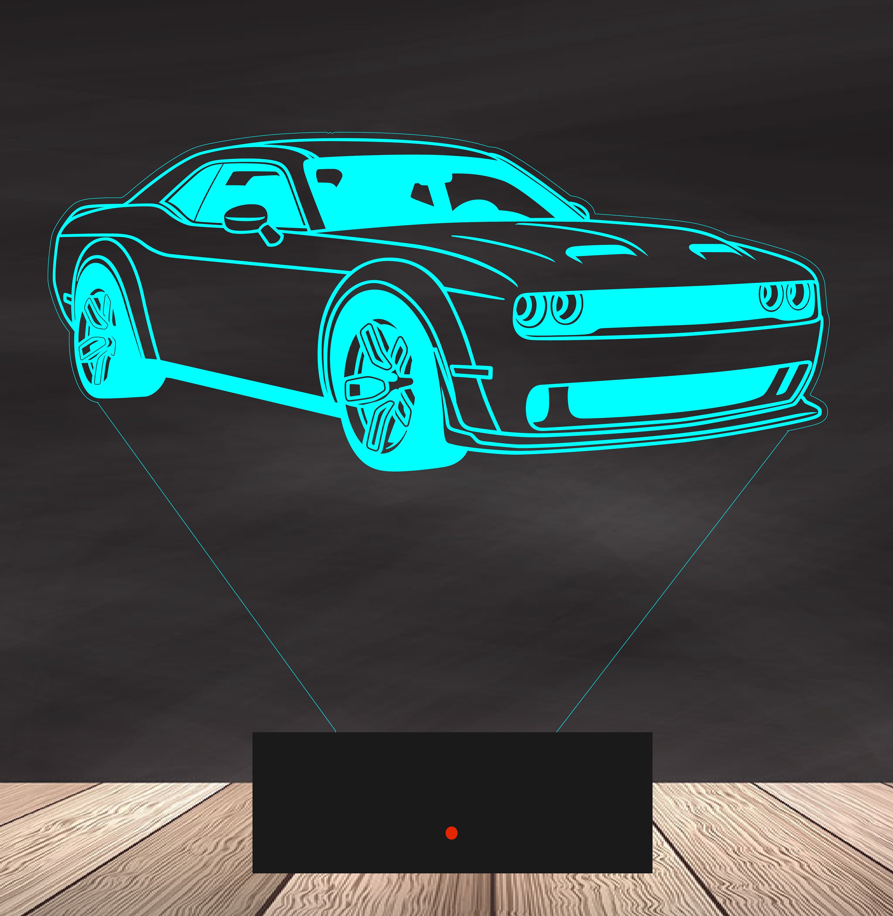 Dodge Challenger Hellcat 2019 Customizable LED Light - Etsy