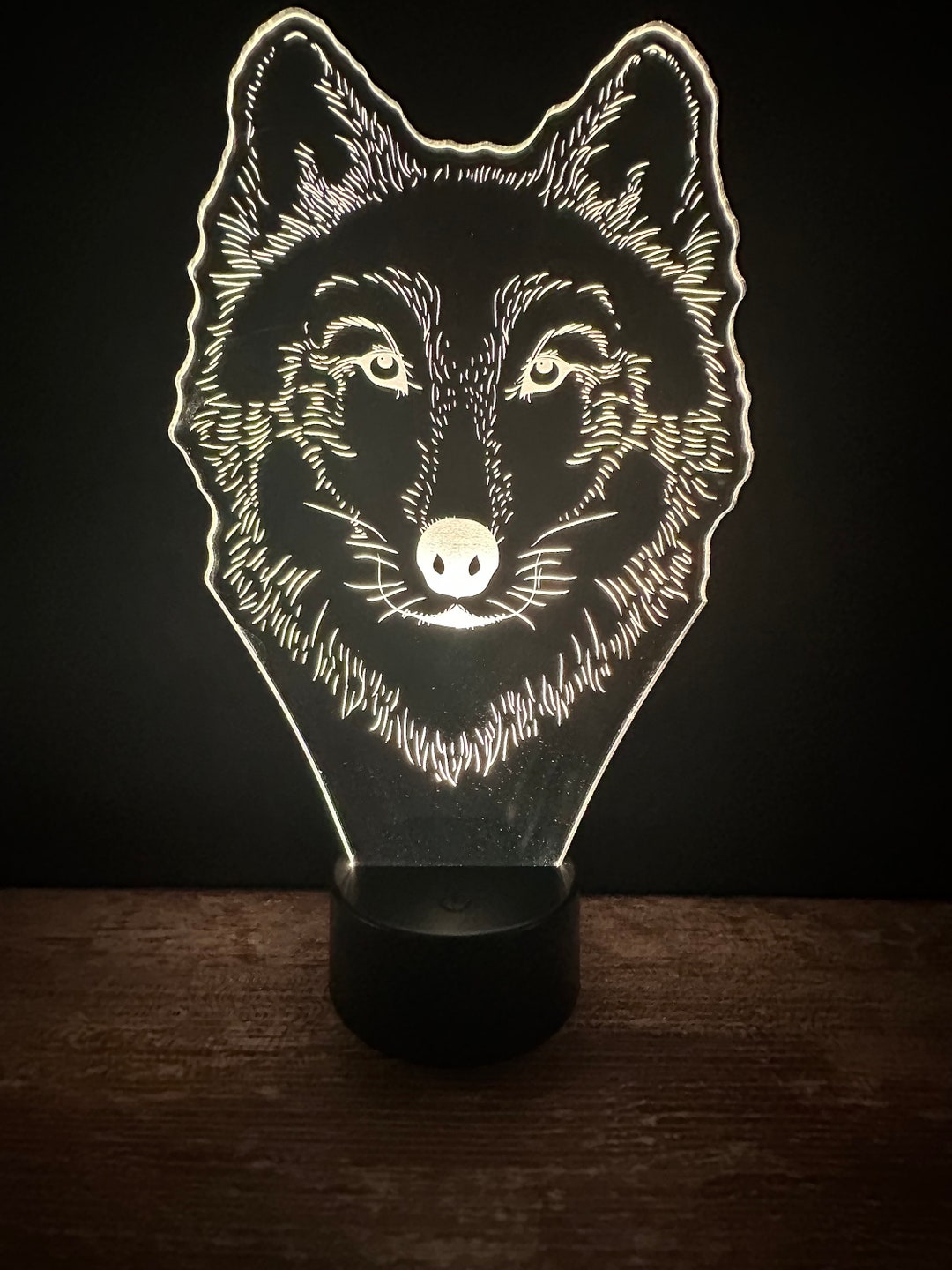 Wolf LED Light - Etsy