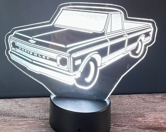 Chevy Truck Night Light - Etsy