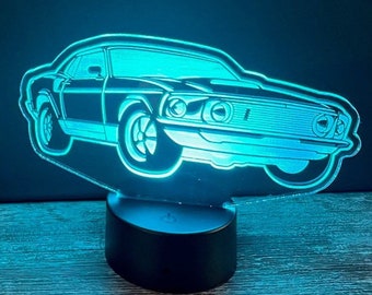 Neon Lighted Mustang - Etsy