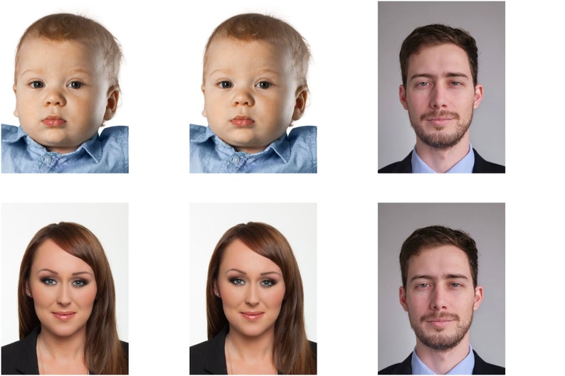 DIY Passport Photo Template: Print Easily Through Any Print - Etsy