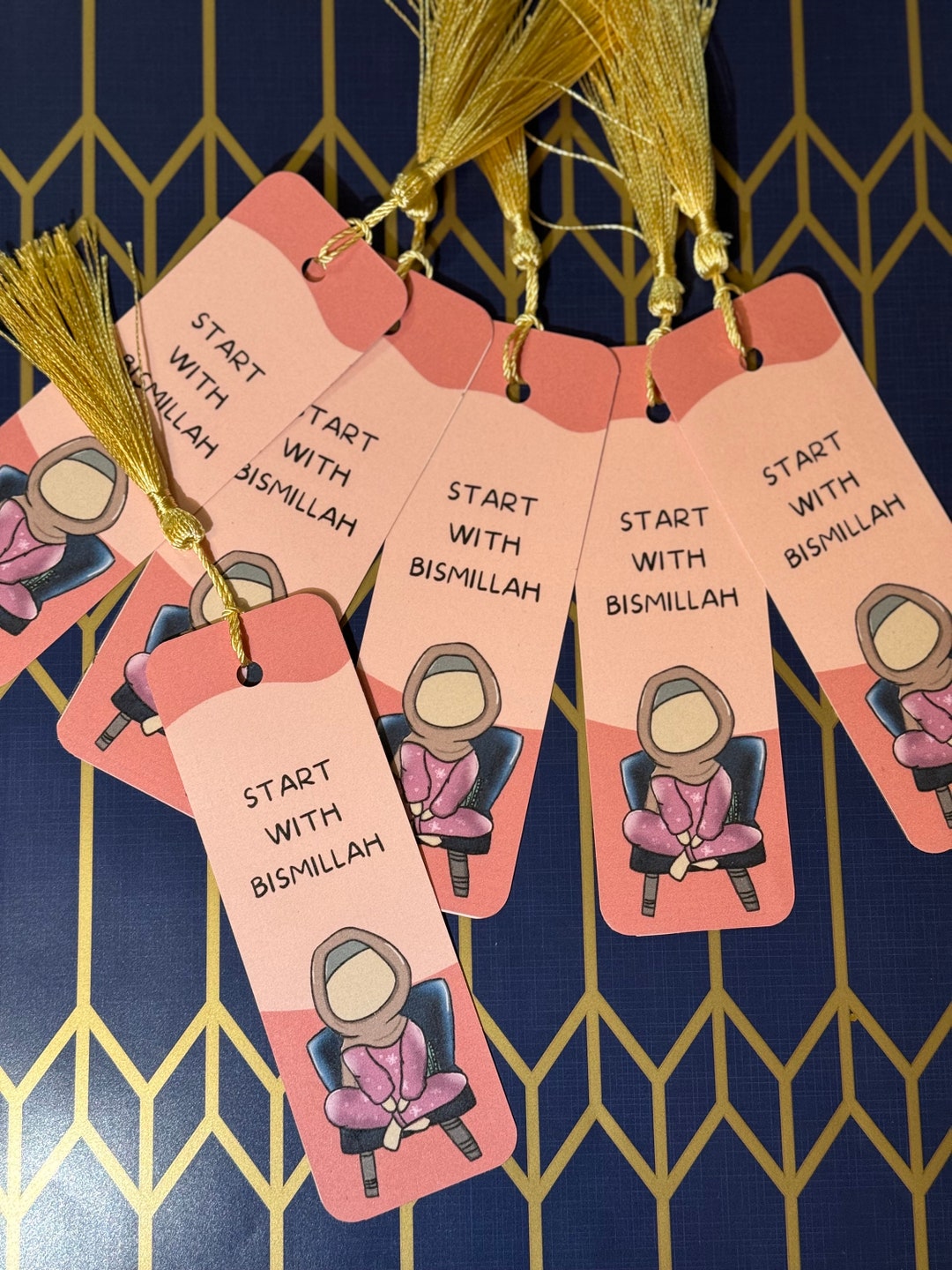 Little Miss Hijabee Bookmark Hijabi Bookmarks Glossy Bookmarks Islamic ...