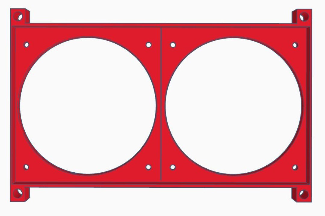 Dual 120mm Fan Mount - Etsy