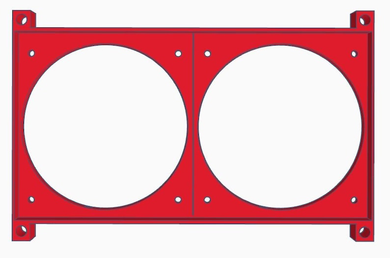 Dual 120mm Fan Mount - Etsy